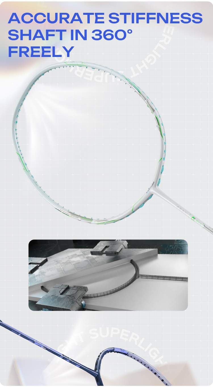 Kawasaki SUPER LIGHT α 6U Badminton Racket 6U All Carbon 18-30LBS Ultra ...