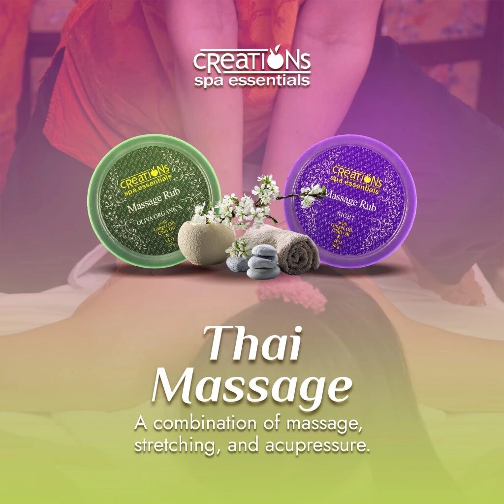 Creations Spa Essentials 50g Original Pain Relief Rub Soothing Massage ...