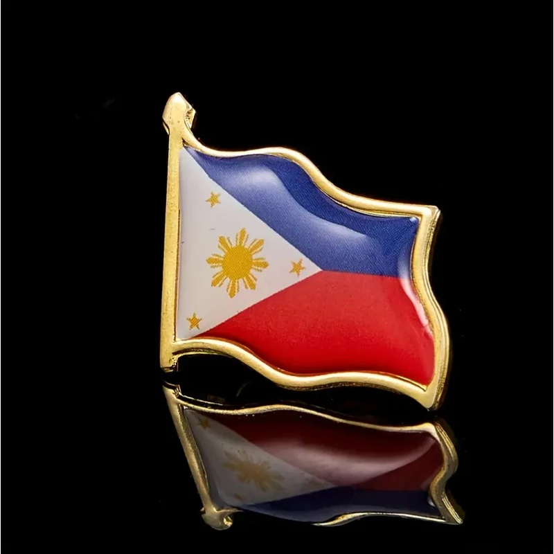 Philippine Flag Brooch - 3pcs Gum Badge, World Flags Collection ...