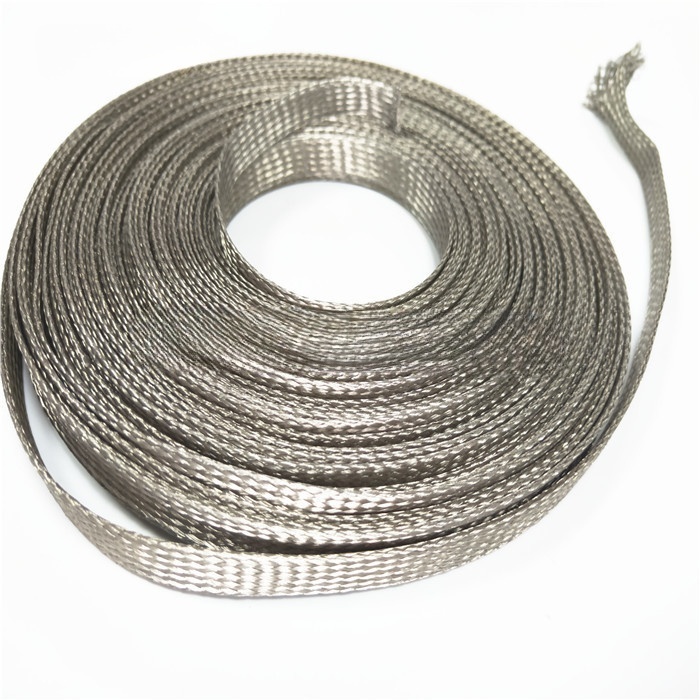 304 Stainless Steel Braided Tape Metal Mesh Tube High-Temperature Sleeve Wire And Cable ...
