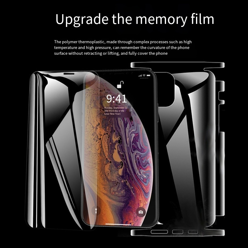 Anti-Scratches Screen Protector Soft Back Hydrogel Film For iPhone 11 ...