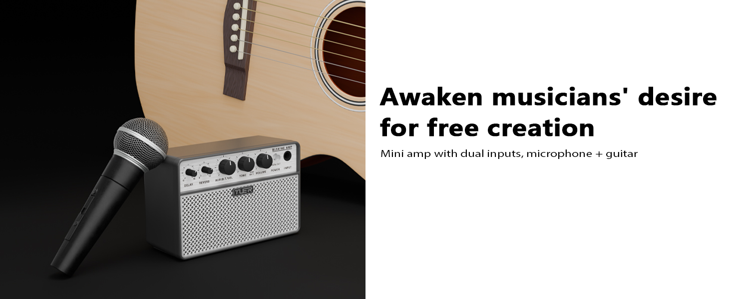 [OFFICIAL ] YUER Mini Amp For Guitar & Singing Rechargeable 10W Desk ...