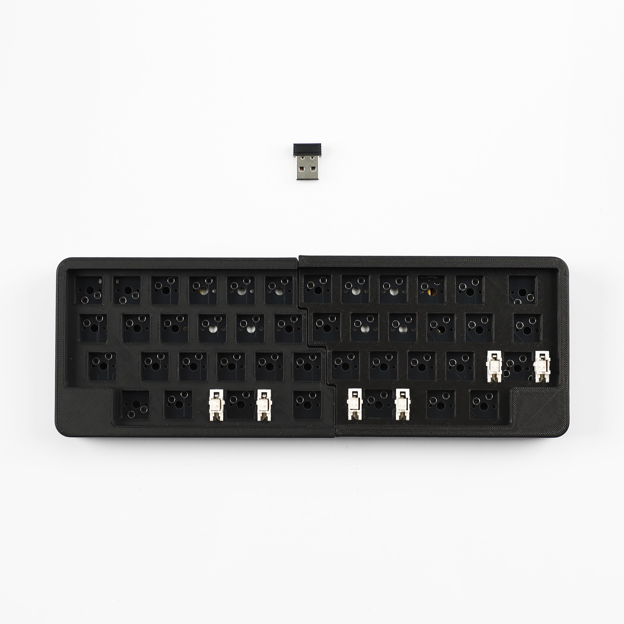 YMDK 40% 2.4GHz Wireless Split Keyboard Ergonomic Custom DIY ...