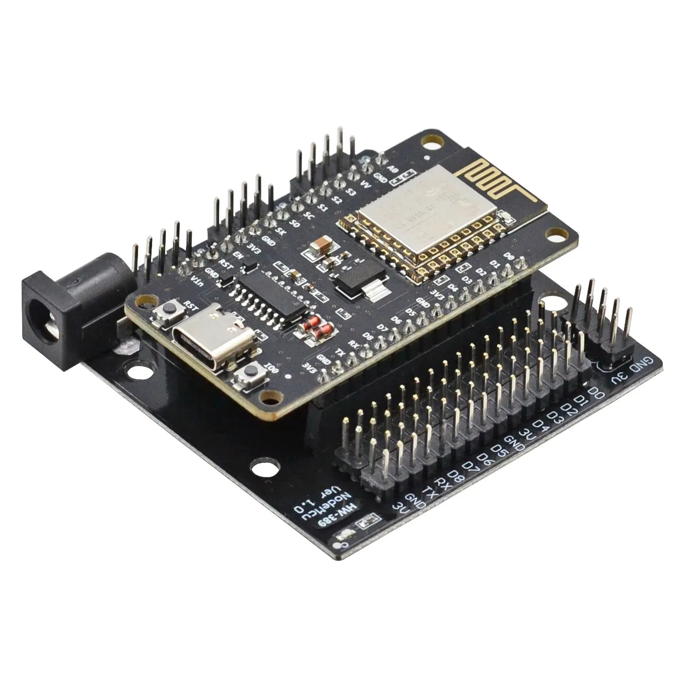 Type C Nodemcu Baseboard + NodeMcu V3 Lua WIFI Development Board ...