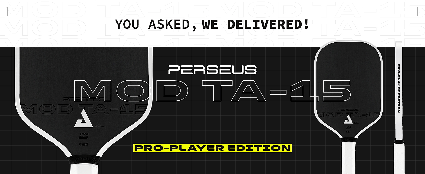 JOOLA MOD TA 15 pickleball paddle Carbon Fiber Perseus MOD TA 15 Pro ...