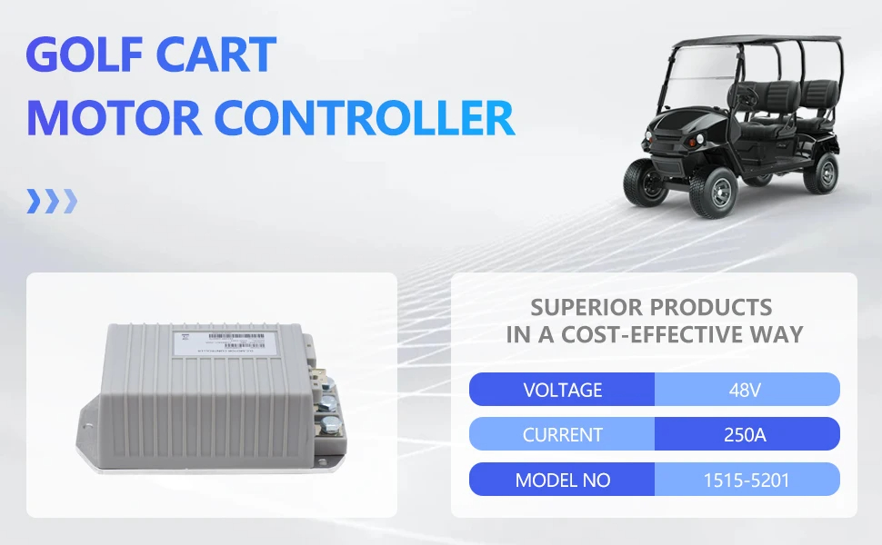 1515-5201 48V 250A DC Motor Controller 103403401 for Curtis Club Car ...