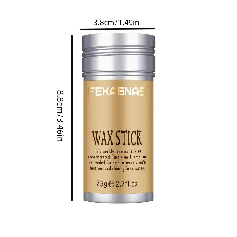 75g styling wax stick, hair wax gel for performances, styling, and ...