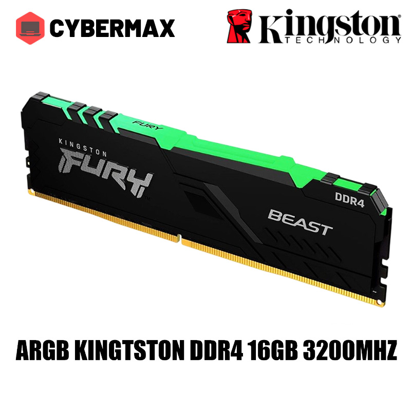 Kingston FURY Beast Desktop DDR4 RAM 8GB 2666Mhz / 16GB 3200Mhz ARGB ...