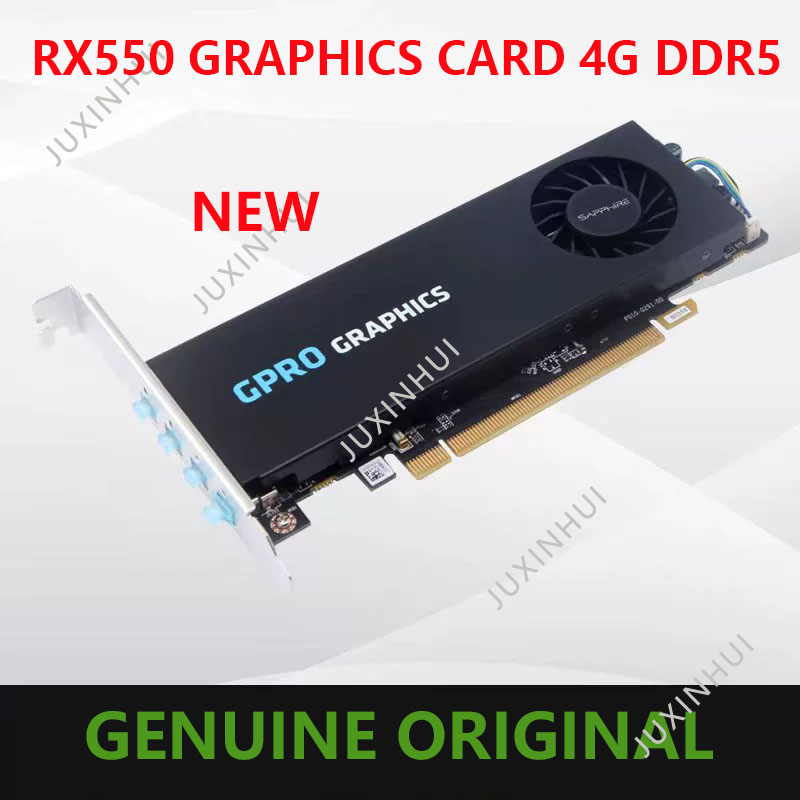 New RX550 graphics card 4G DDR5 desktop small case gaming graphics card ...