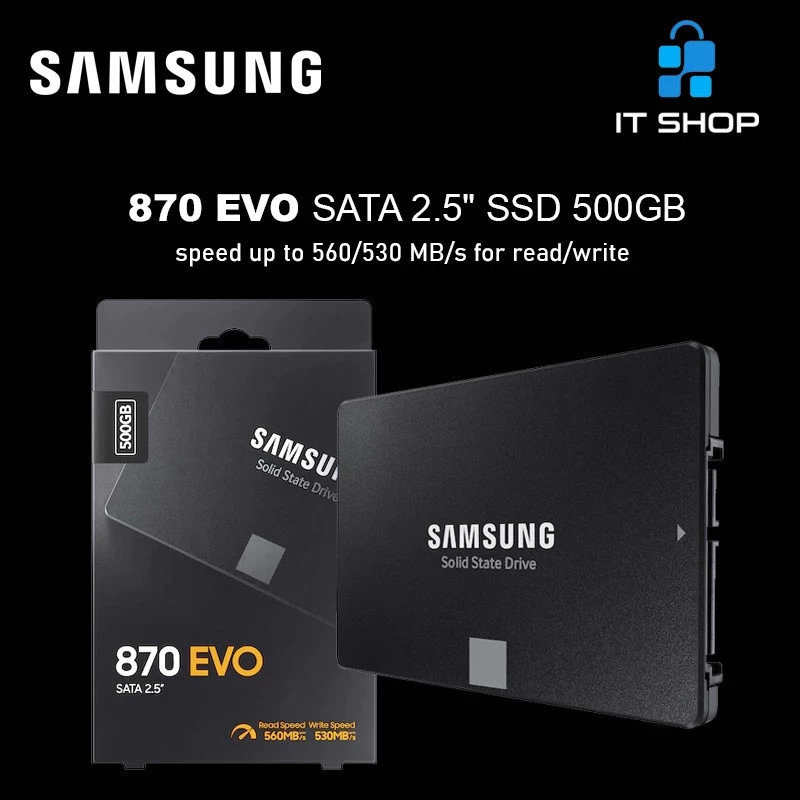 Samsung SSD 870 EVO 500GB/1TB internal SSD drive SATA3 2.5 Notebook ...