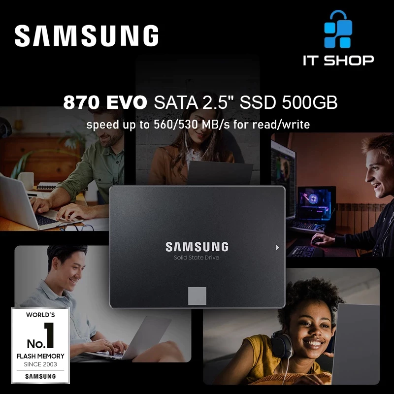 Samsung SSD 870 EVO 500GB/1TB internal SSD drive SATA3 2.5 Notebook ...