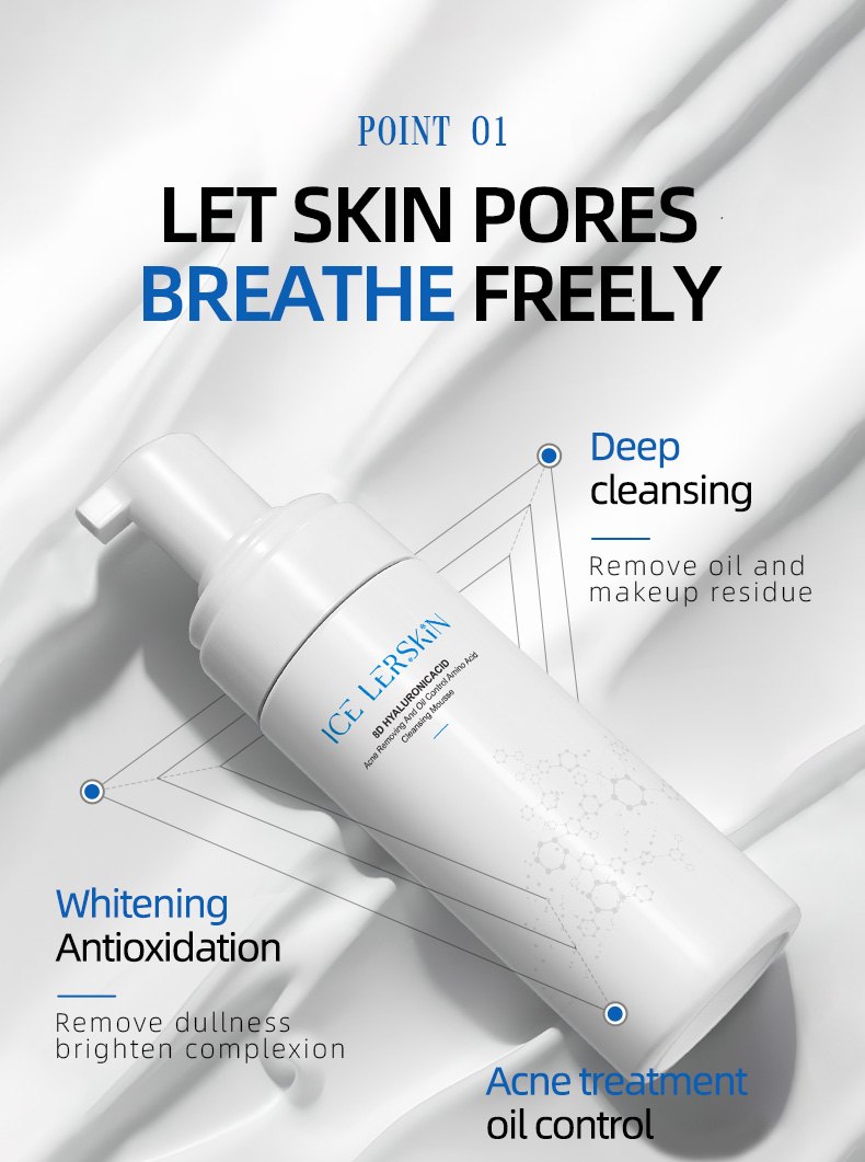 ICE LERSKIN Anti-Acne Combo Set Amino Acid Purifying Facial Cleanser ...