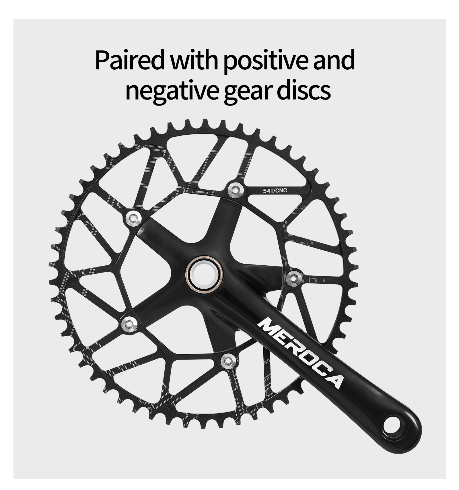 MEROCA Folding Bike Hollow Integrated Crankset, 130mm BCD | Shopee ...