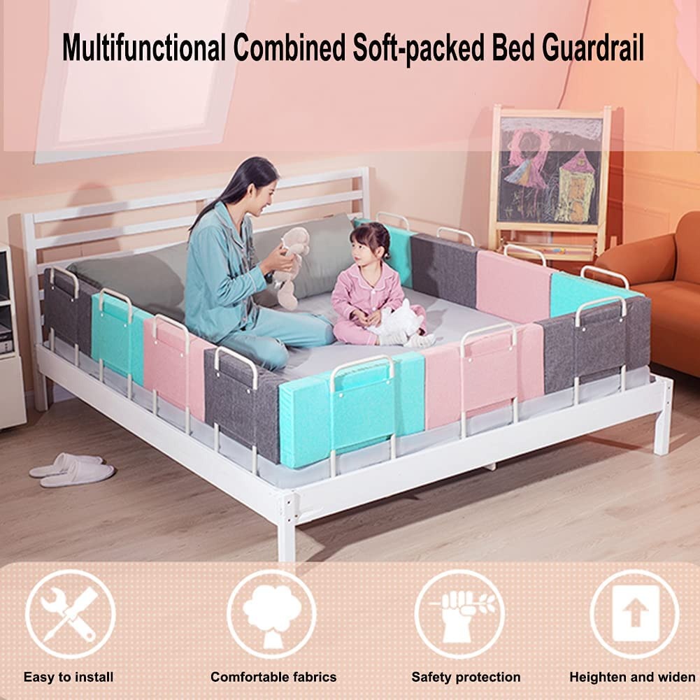 Baby Bed Rail Guard Safety Fence Safety Barrier Kids Bed Bedside ...