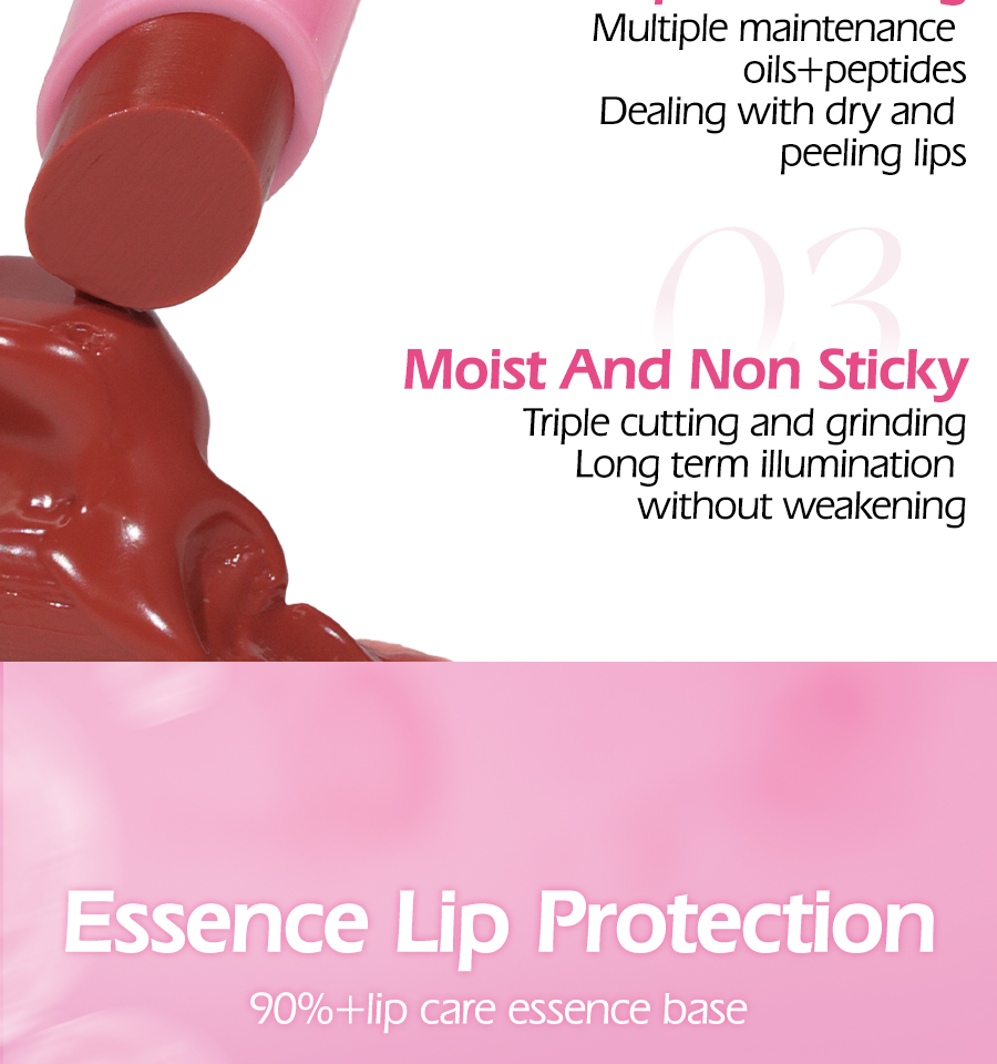 Watery Lip Gloss Silky 24H Crystal Clear Solid lippie Non-sticky Lips ...
