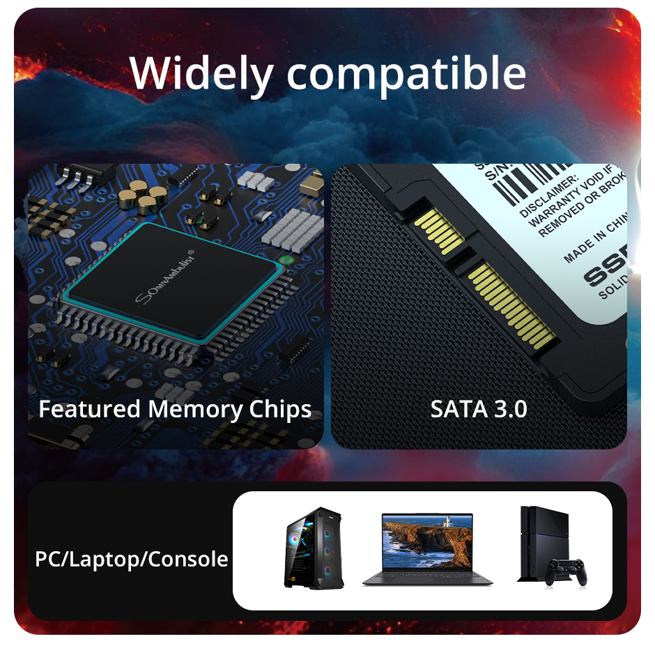 Original High-Speed Built-In Solid State Drive 60GB, 128GB, 240GB ...