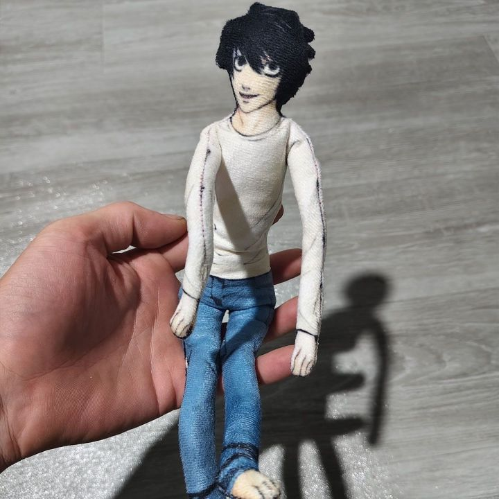 Anime Death Note L.Lawliet Yagami Light Doll Plush Stuffed Dolls ...