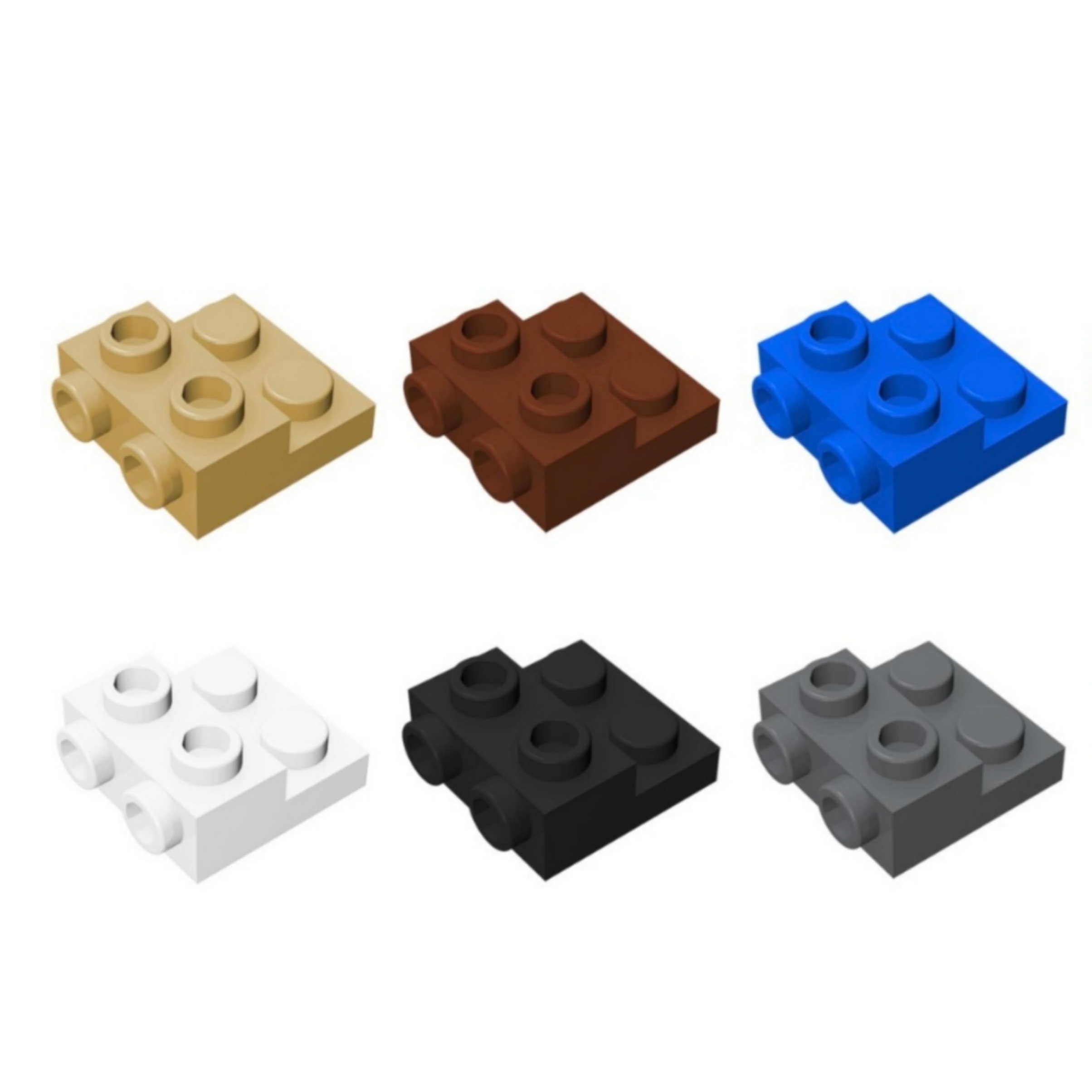 MOC Small Particles 2 x 2 Assembled Children's Building Blocks 99206 ...