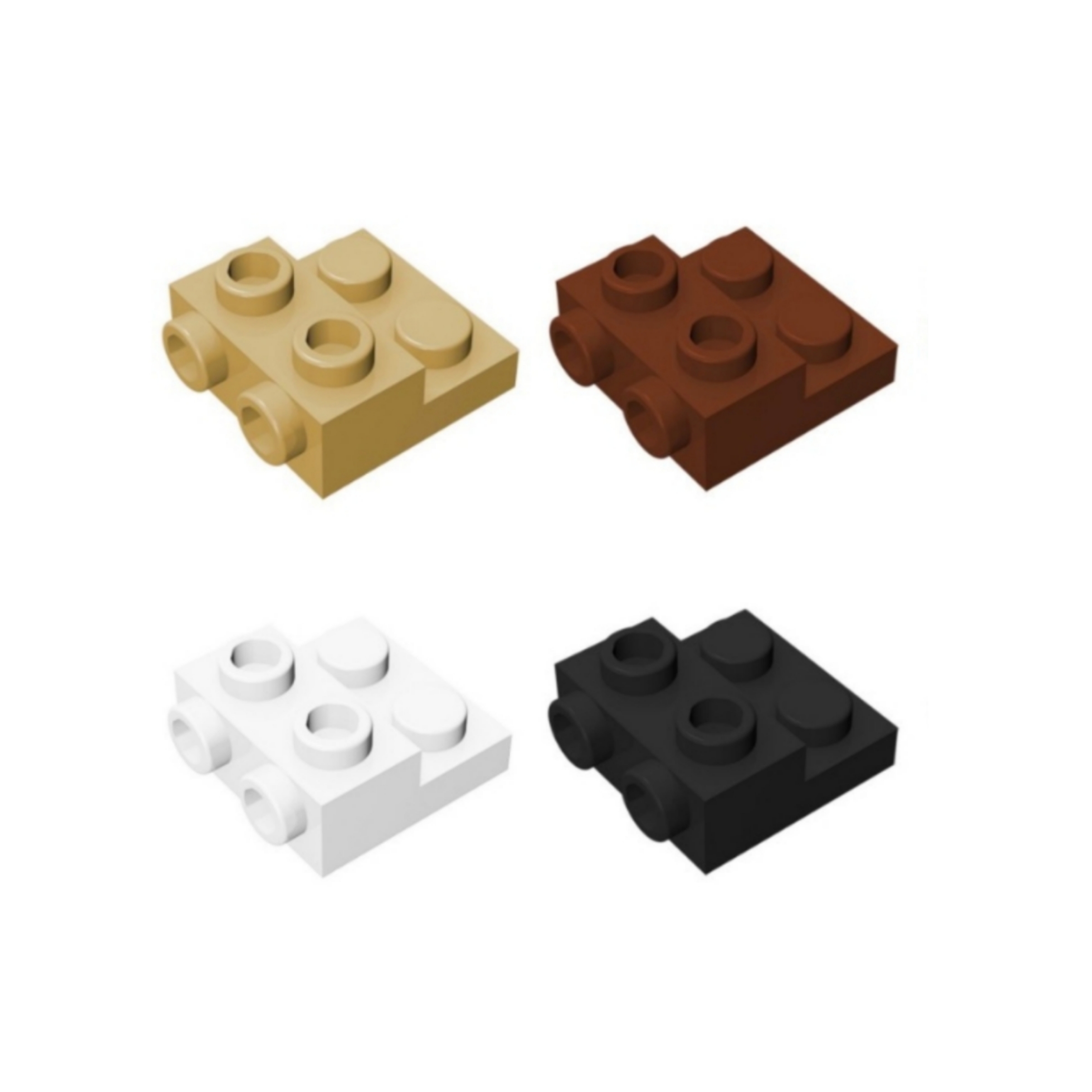 MOC Small Particles 2 x 2 Assembled Children's Building Blocks 99206 ...