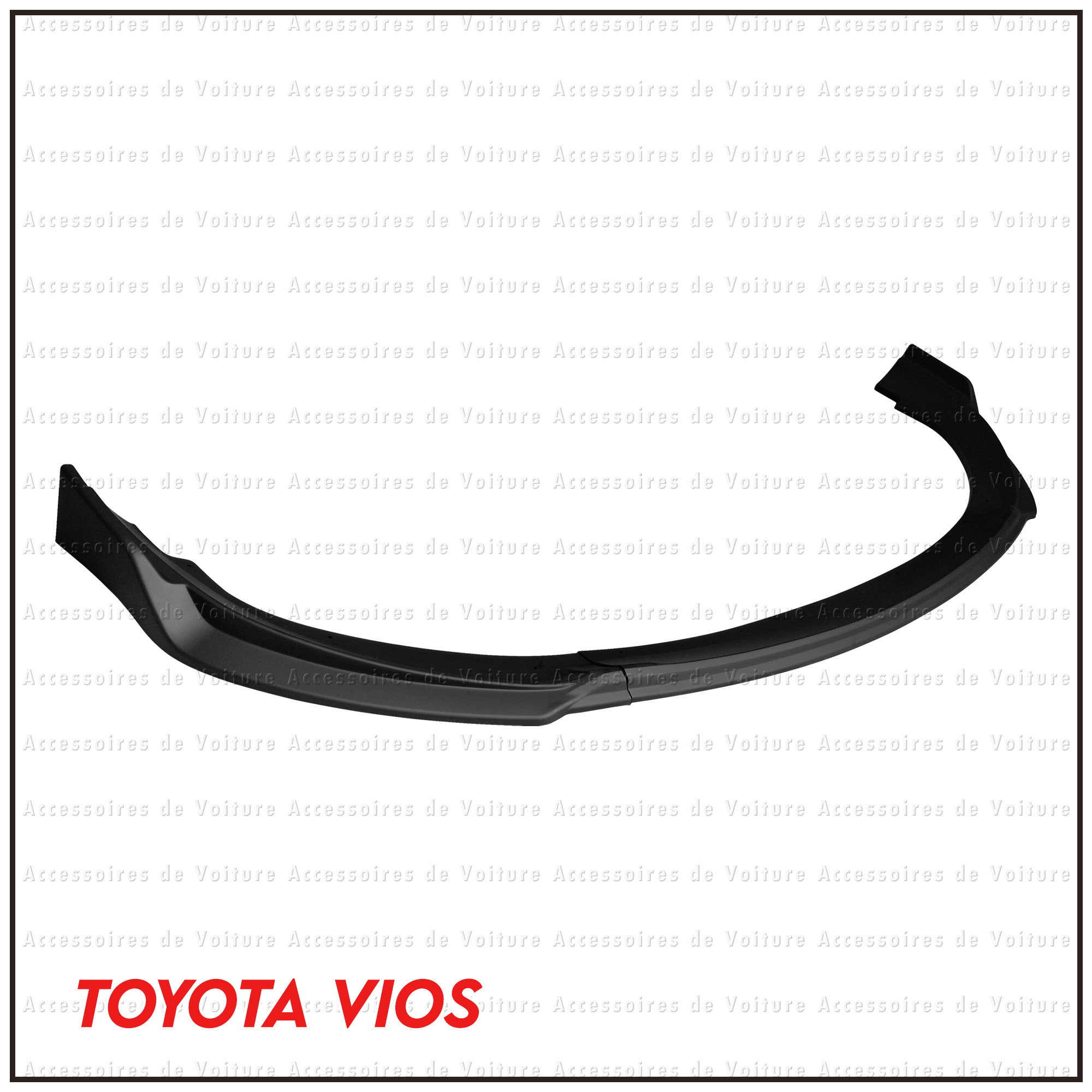 Toyota Vios Bumper Front Lip Chin Body Kit Matte Black | Shopee Philippines