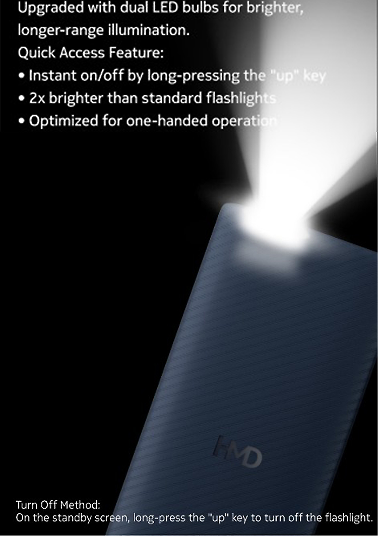 New HMD 101 4G Basic Keypad Phone With Cloud Apps Dual LED Torch MP3 ...