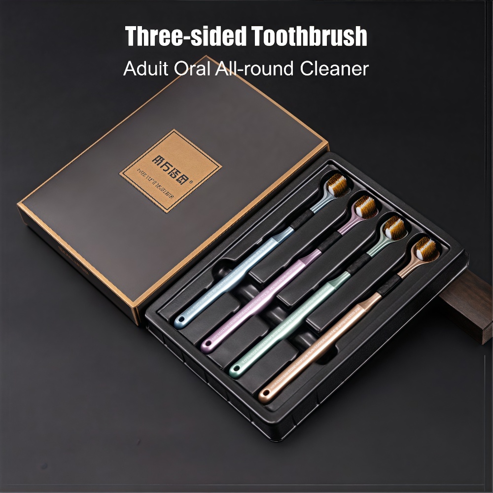 [PH Local] 1/4pcs Three-sided Toothbrush,Ultra Fine Soft Toothbrush ...