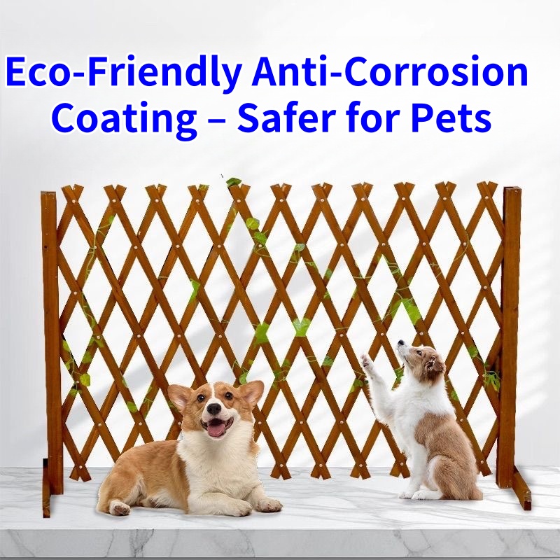 [Ready-stock] Pet Fence For Dog Fence with Stands Indoor Pet Barrier ...