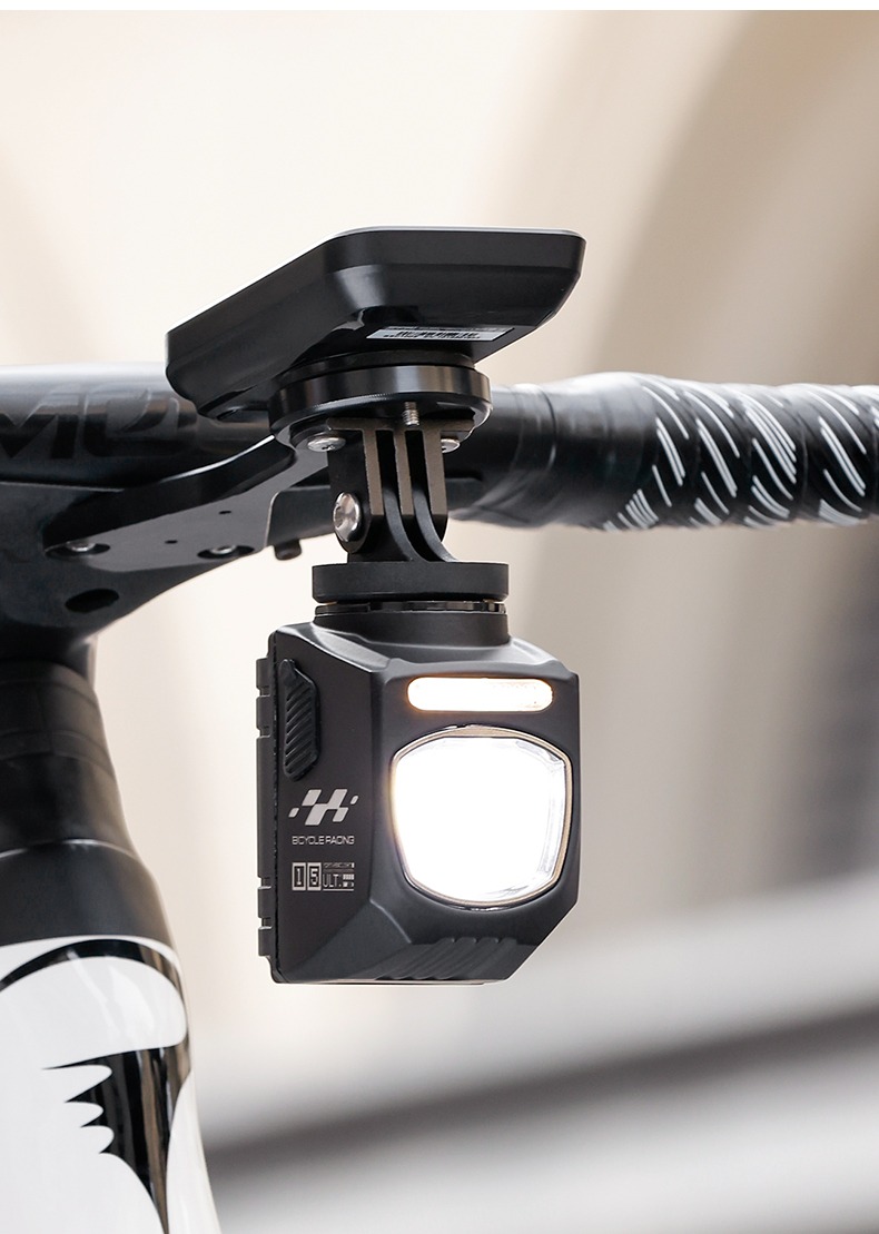 IPX4 Waterproof Bike Headlight, Type-C Rechargeable, Mountain Road Electric Bicycle Night Riding ...