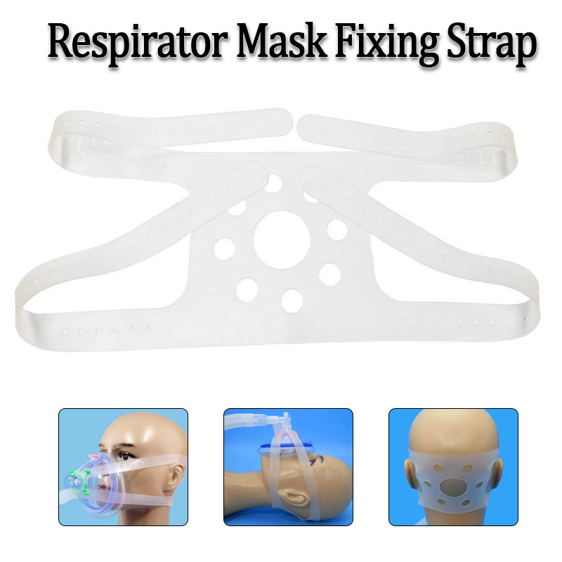 Adjustable Silicone Four-head Strap CPAP Respirator Mask Fixing ...