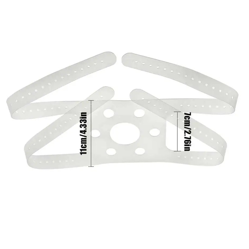 Adjustable Silicone Four-head Strap CPAP Respirator Mask Fixing ...