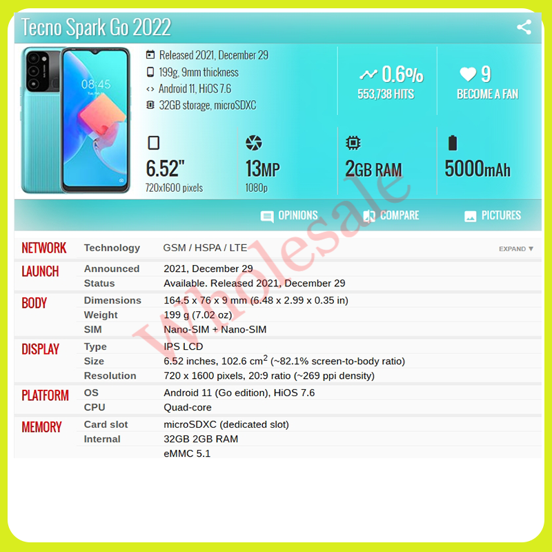 Original Tecno Spark Go 2020 2021 2022 LCD Display Touch Screen Replacement | Shopee Philippines