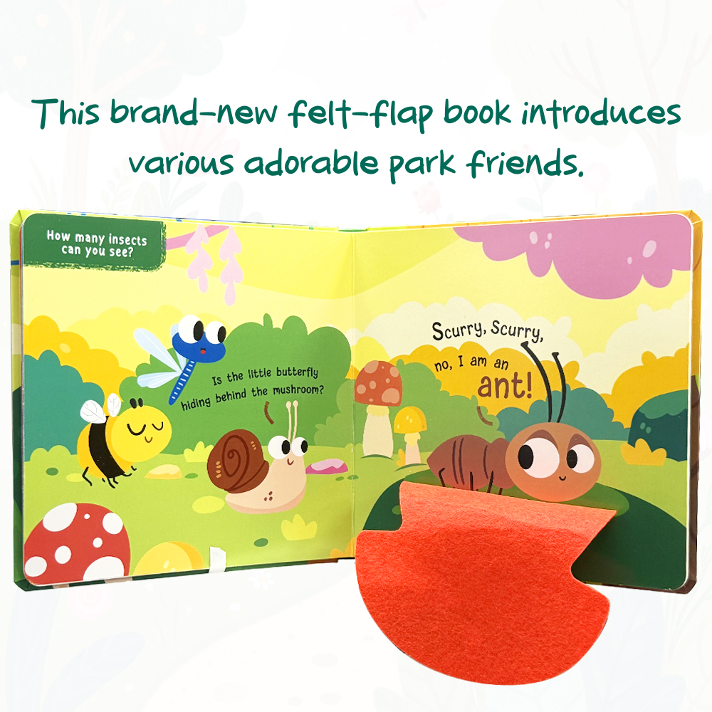 BEAR TALE Interactive Lift-the-Flap Insect Book for Toddlers Fun ...
