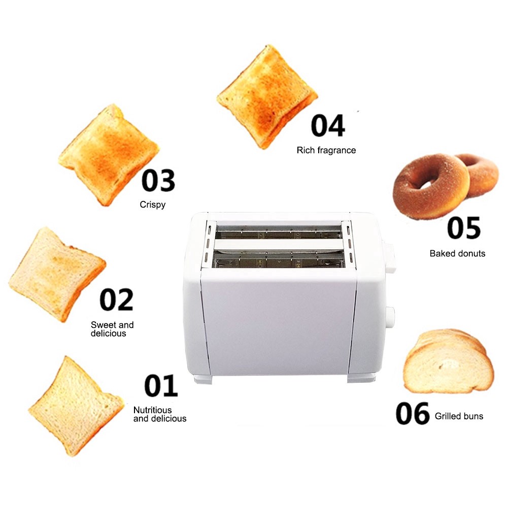 SAIYG 2 Slice Electric Pop-up Bread Toaster | Shopee Philippines