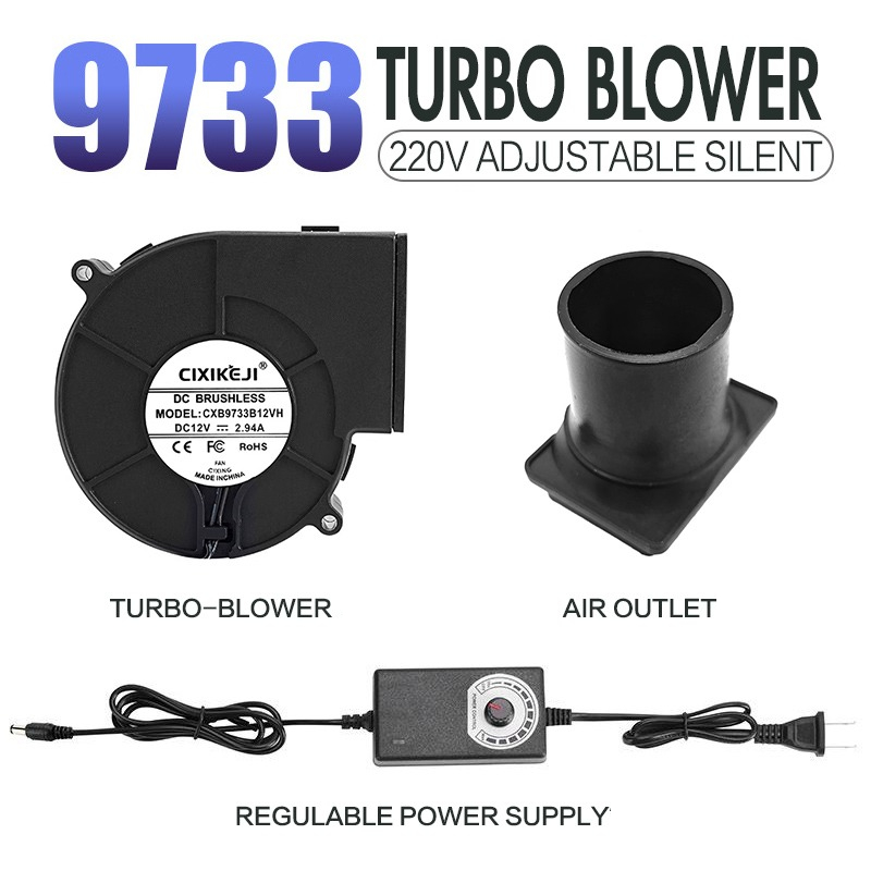 2.94A 13000RPM Portable Blower Blower Fan For Kalan Use Oil 220v Bbq ...