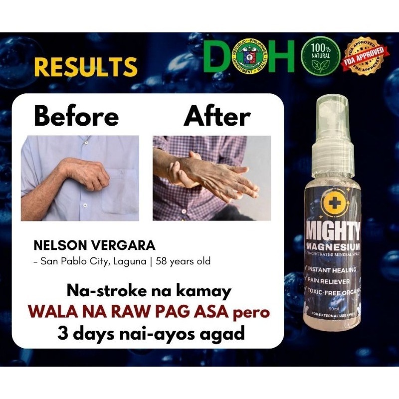 Mighty Magnesium Concentrated Mineral Spray | Shopee Philippines