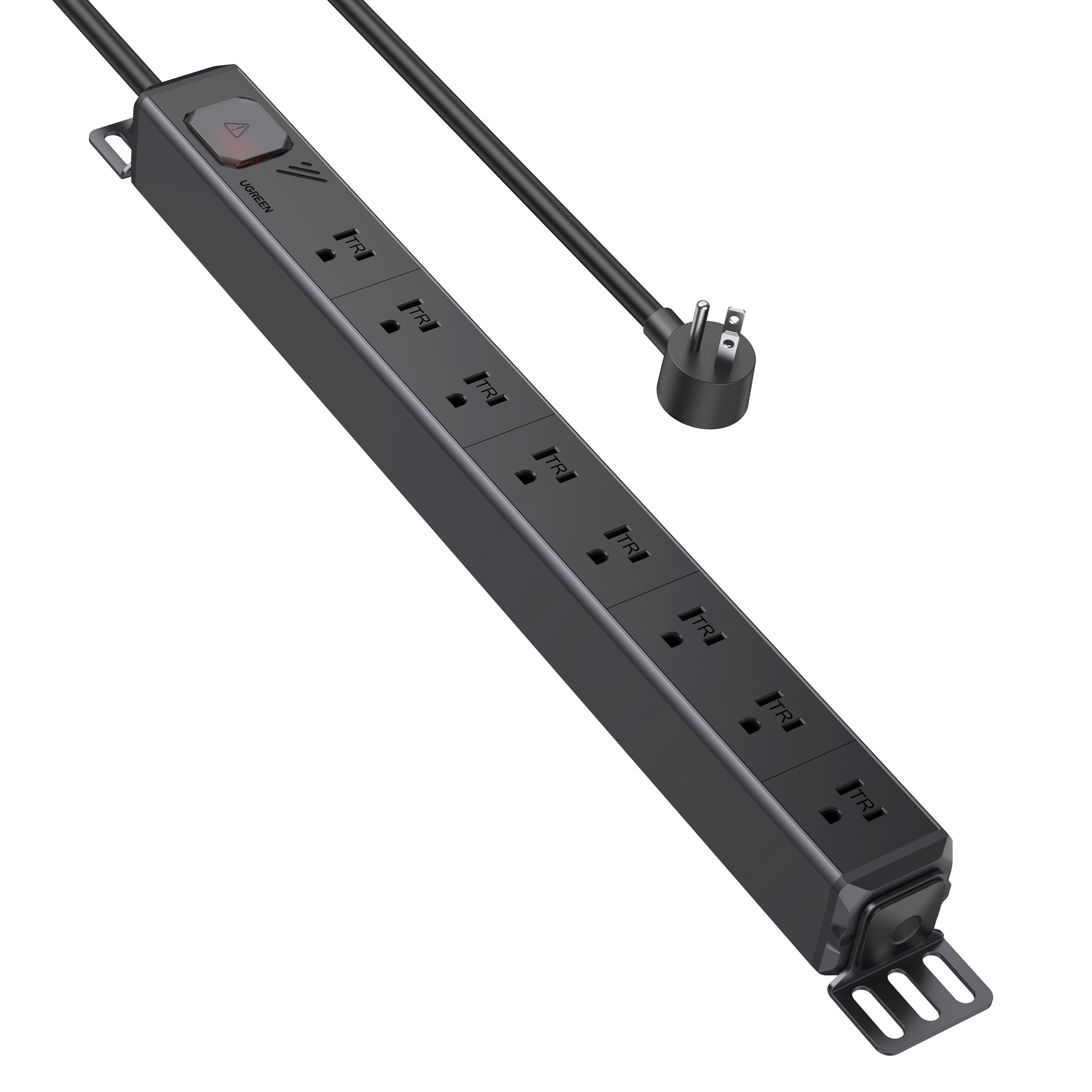 【8 Outlets】 UGREEN 19 Inch Rack PDU with Surge Protection | US Standard ...