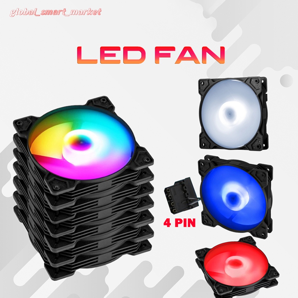 INPLAY LED FAN M02 / M03 / M04 / M05 120mm COMPUTER COOLER FAN CASE FAN ...