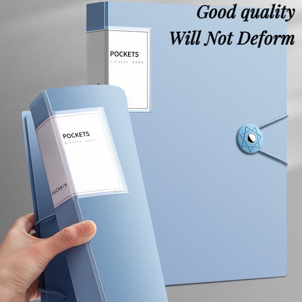 Expanding File Folder Clear Book Long Clear Folder Organizer Paper ...