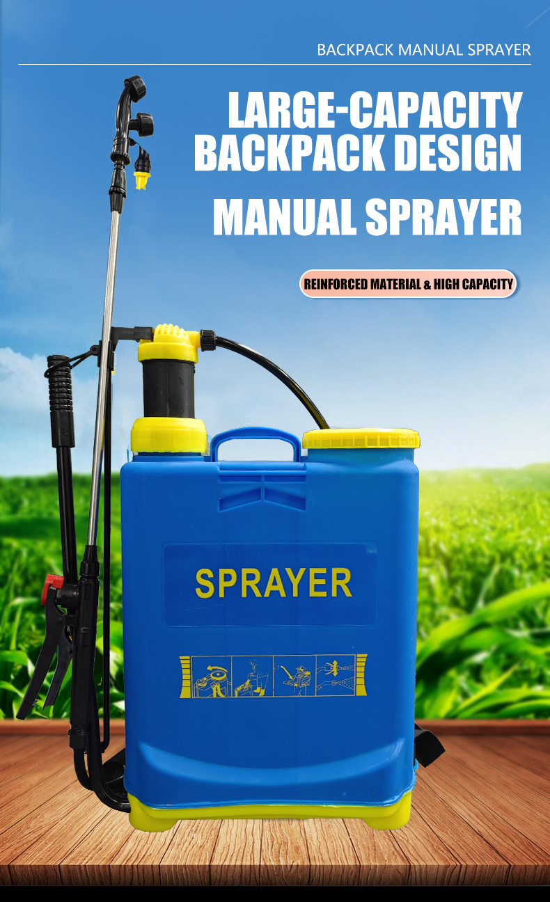 Backpack Manual Sprayer 16L/20L for Garden & Small Farm with Adjustable ...