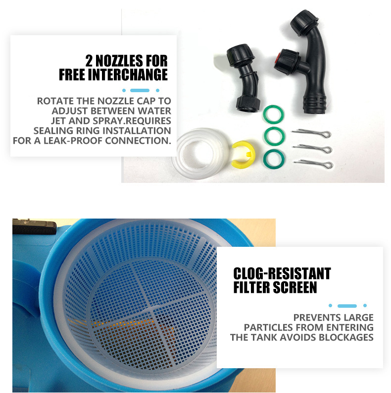 Backpack Manual Sprayer 16L/20L for Garden & Small Farm with Adjustable ...