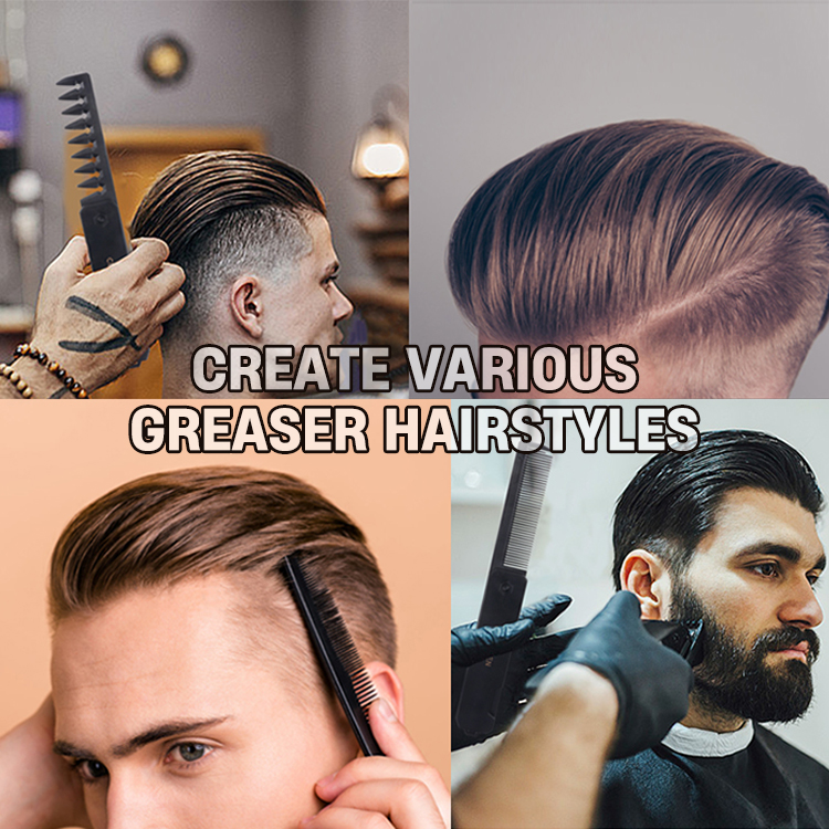 Multifuncional Portable Plastic Folding Pocket Combs Men Oil Head Beard ...