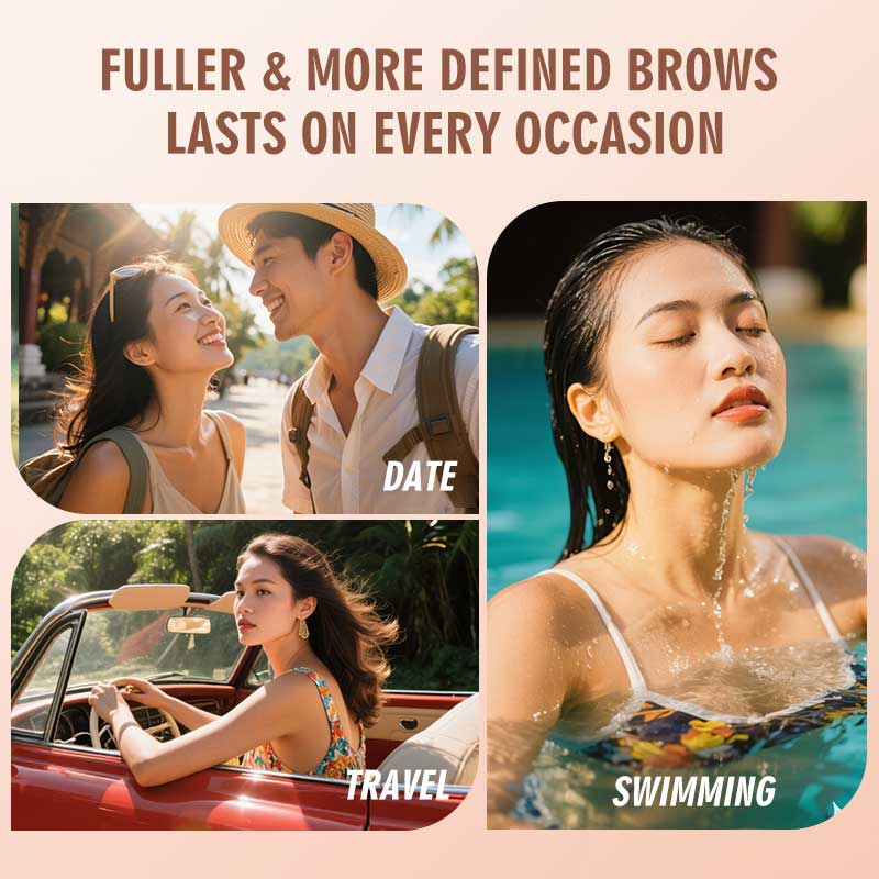 KIMUSE 72H Eyebrow Tint Gel Instantly Semi-Permanent Waterproof Long ...