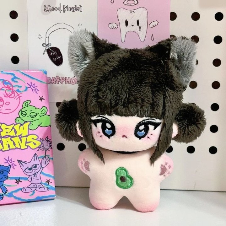 KPOP 10cm Newjeans Haerin Choi Minji Idol Plush Doll Cute Kpop Cotton ...