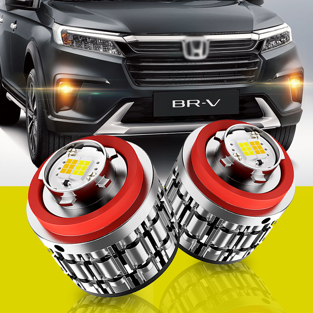 TUFFOO 1Pair 2 Color L1B LED Fog Light Bulb 80W 20000LM For Honda BRV ...