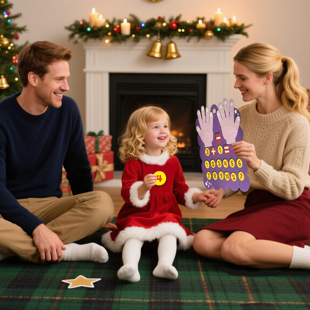 BEAR TALE Mathematics Enlightenment Felt Board 1-10 Digital Cognitive ...