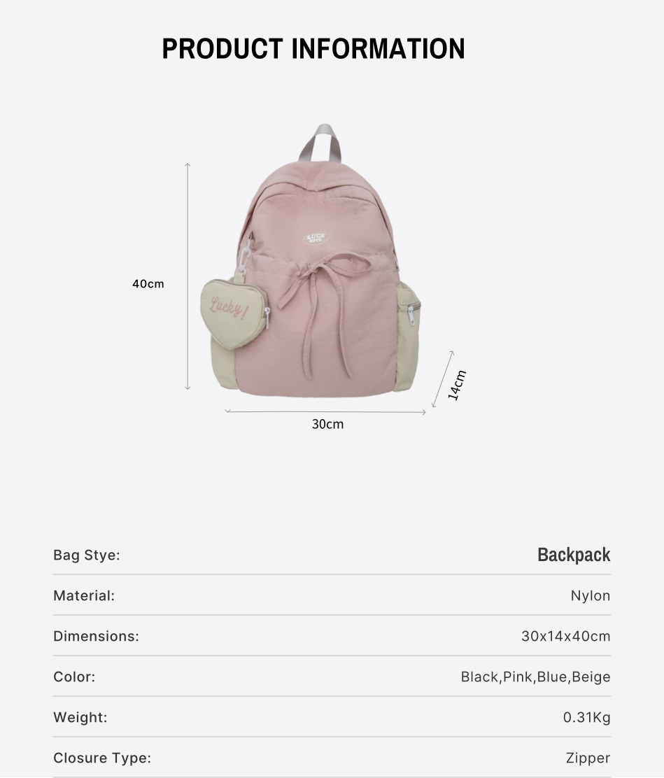 SeaGloca Lightweight Travel Backpack College Student Backpacks ...