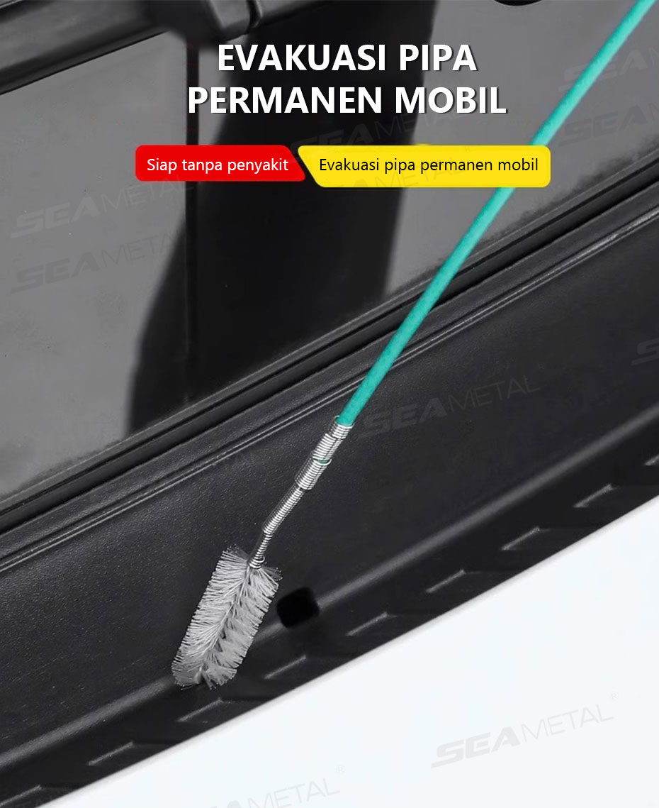 SEAMETAL Car Drain Dredge Cleaning Brush Auto Sunroof Drain Hole Clog ...