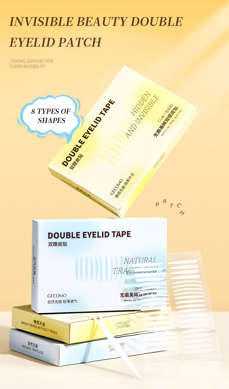 GECOMO Lace Eyelid Tape Invisible Long Lasting for Monolids and Natural ...