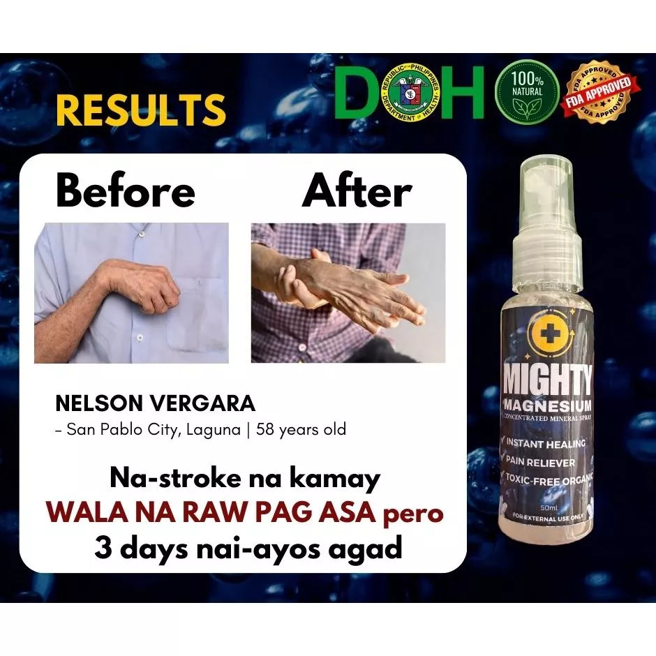 Mighty Magnesium Concentrated Mineral Spray 50ml | Shopee Philippines