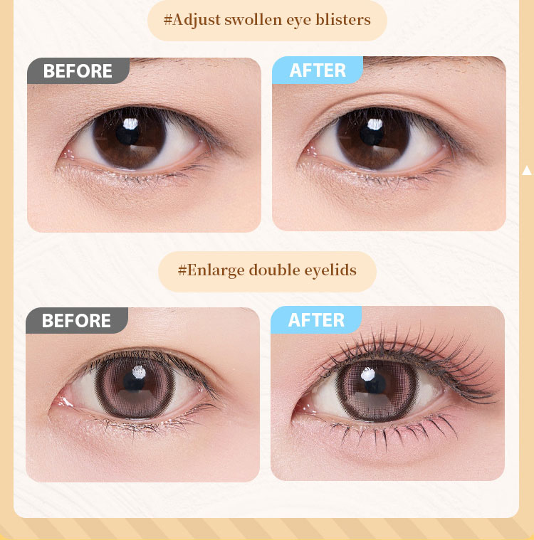 GECOMO Lace Eyelid Tape Invisible Long Lasting for Monolids and Natural ...